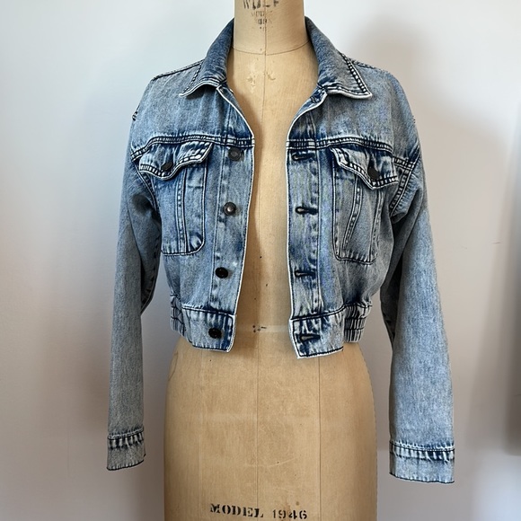 Cello | Jackets & Coats | Cello 8s Style Acid Washed Jean Jacket ...